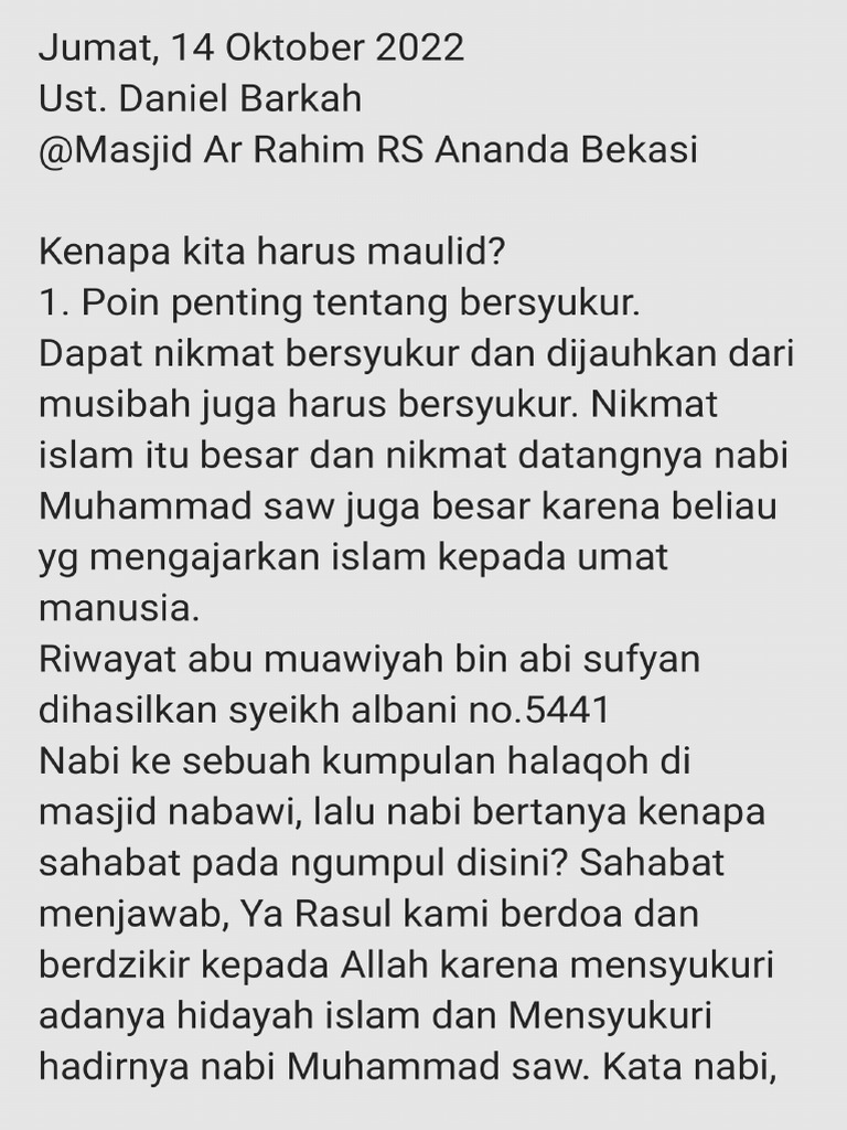 Meneladani Sikap Rasulullah | PDF