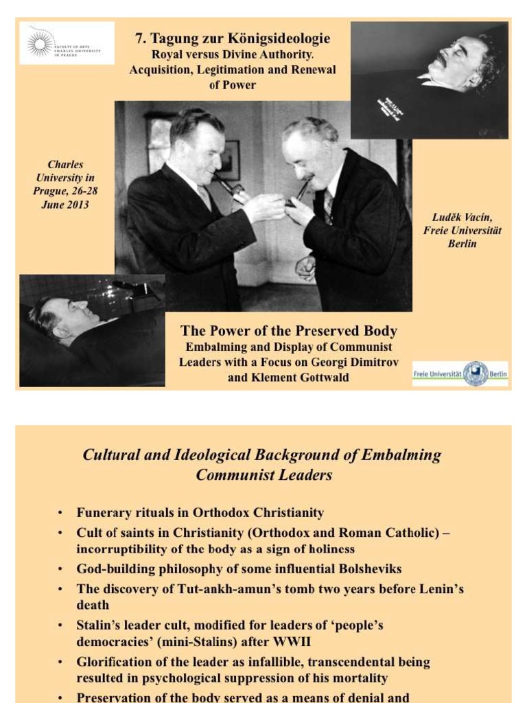 The Power of The Preserved Body | PDF