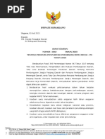 Edaran Perubahan Rkpd 2025 Dan Perubahan Renja Pd Tahun 2025 Copy | PDF