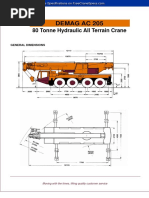 Terex-Demag AC 100/4L Load Chart | PDF | Crane (Machine) | Machines