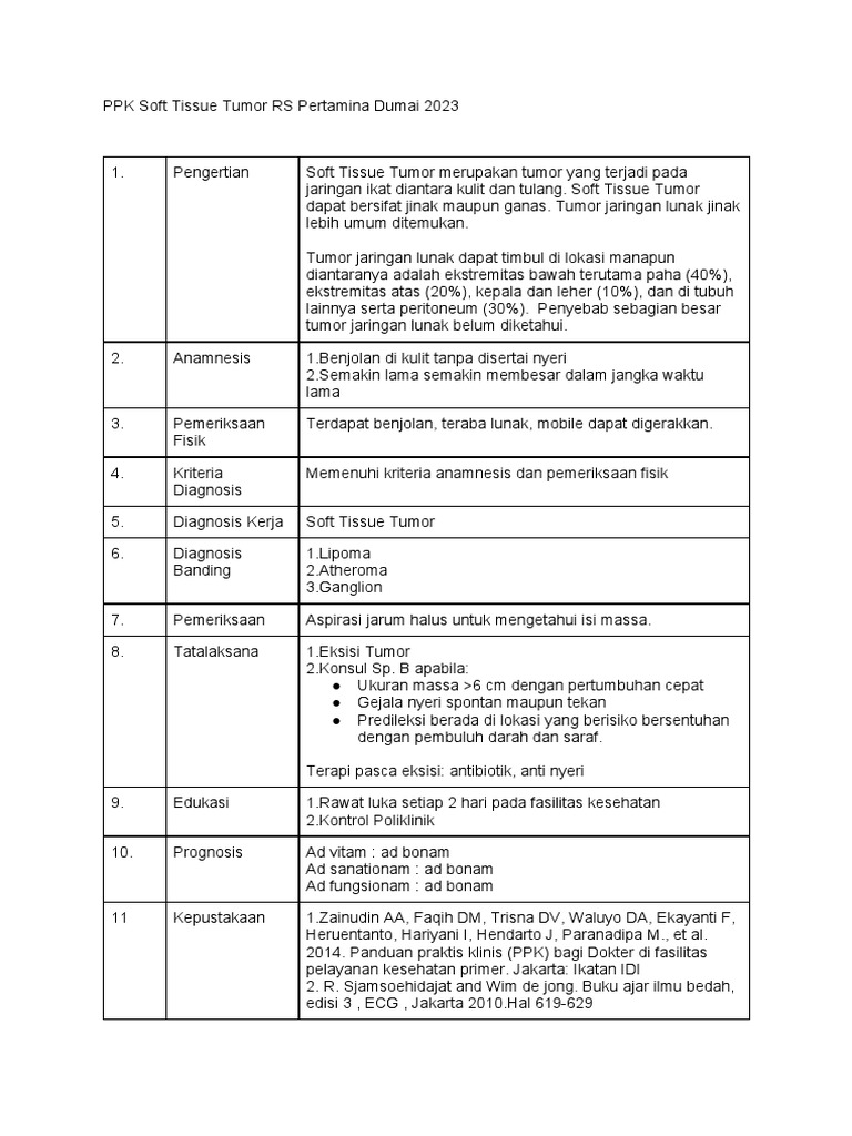 Soft Tissue Tumor | PDF