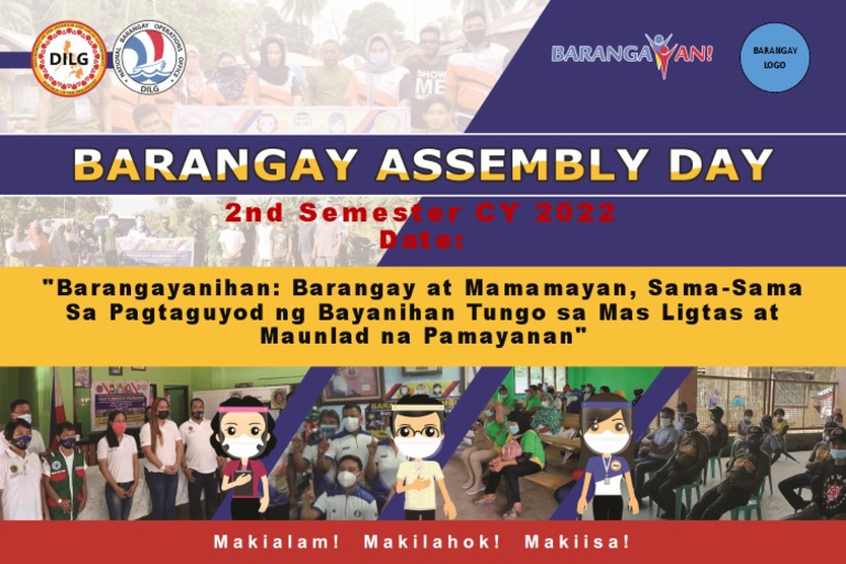 PDF Editable Barangay Assembly TARP 2ND SEM 2022 | PDF