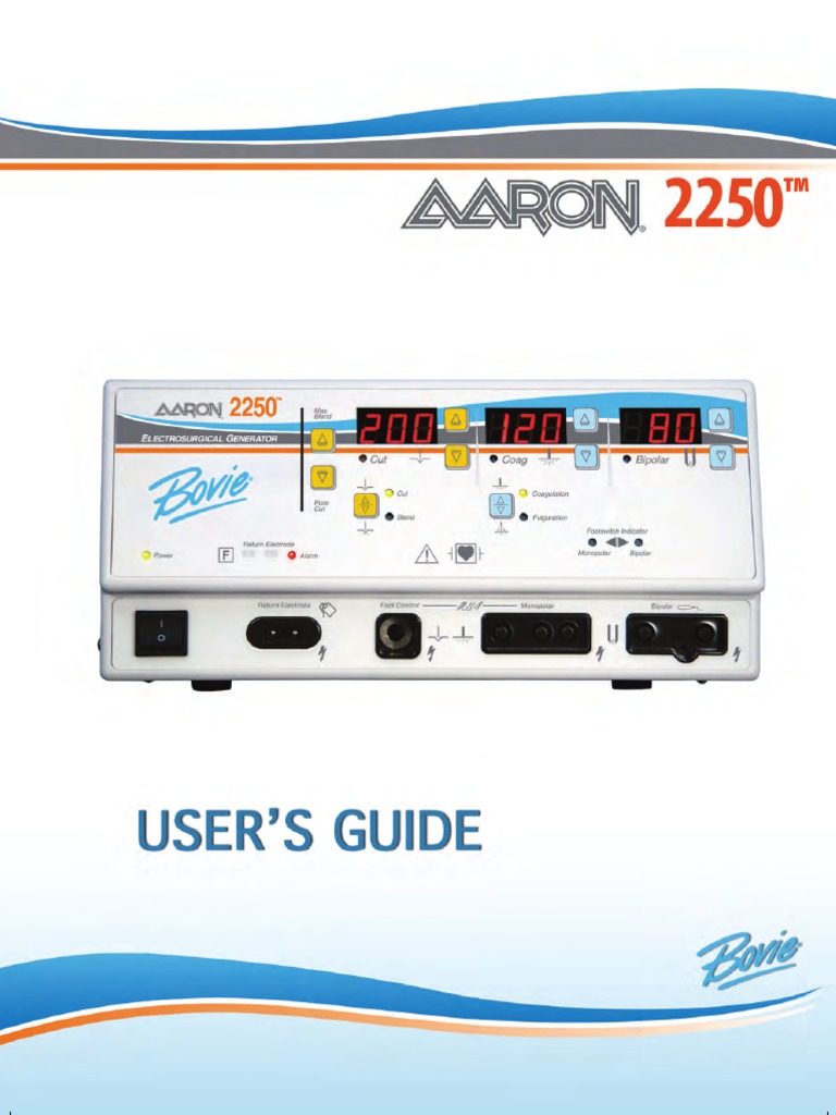 Bovie Aaron 2250 | PDF | Electrical Engineering | Electricity