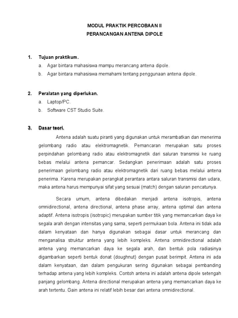 MODUL PRAKTIK II-dp | PDF