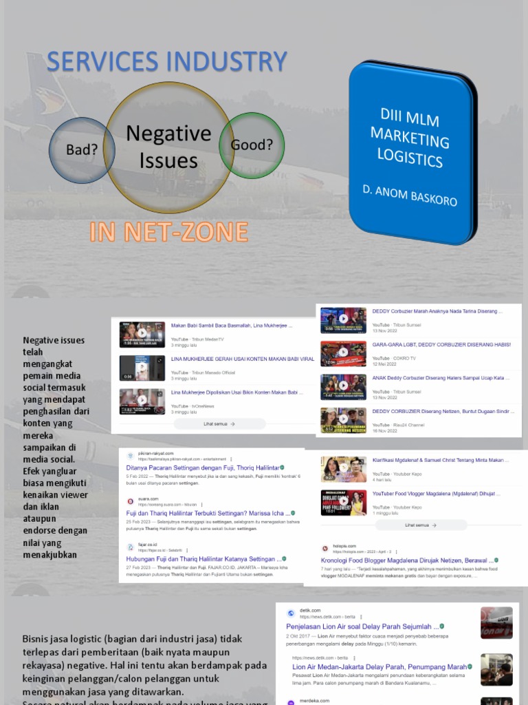 Marketing Logistic - Issue in Logistics Biz - DIII MLM | PDF