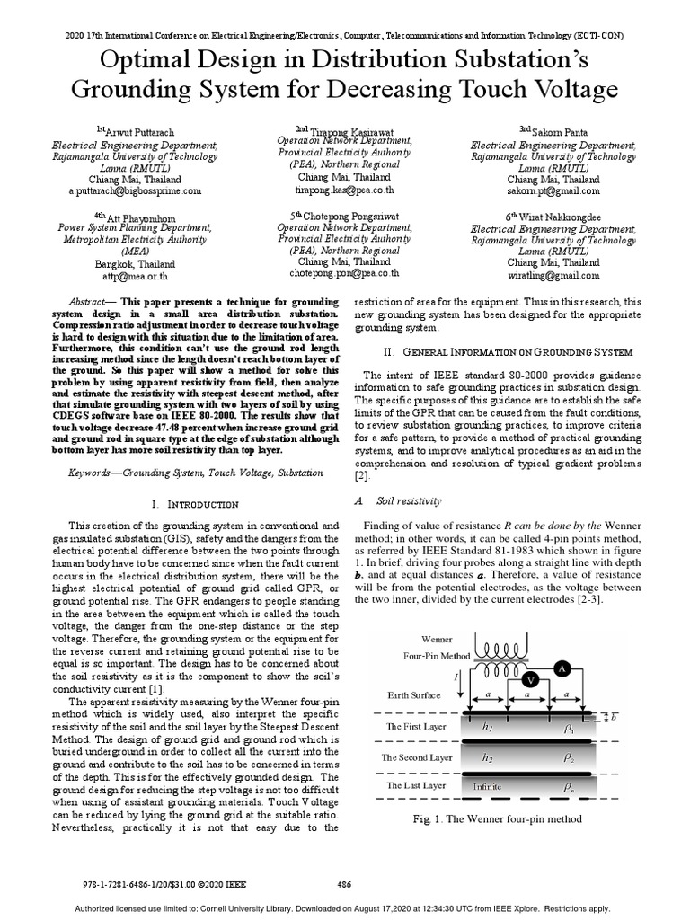 Puttarach 2020 | PDF | Electricity | Electromagnetism