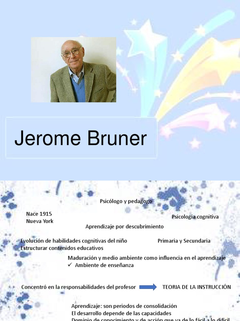 Jerome Bruner | PDF | Aprendizaje | Maestros