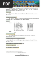 Barangay Assembly Post Activity Report Template | PDF