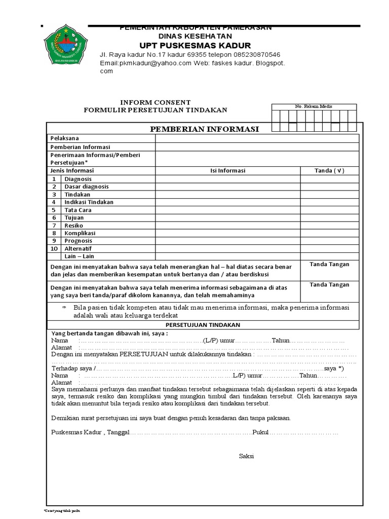 Inform Consent | PDF