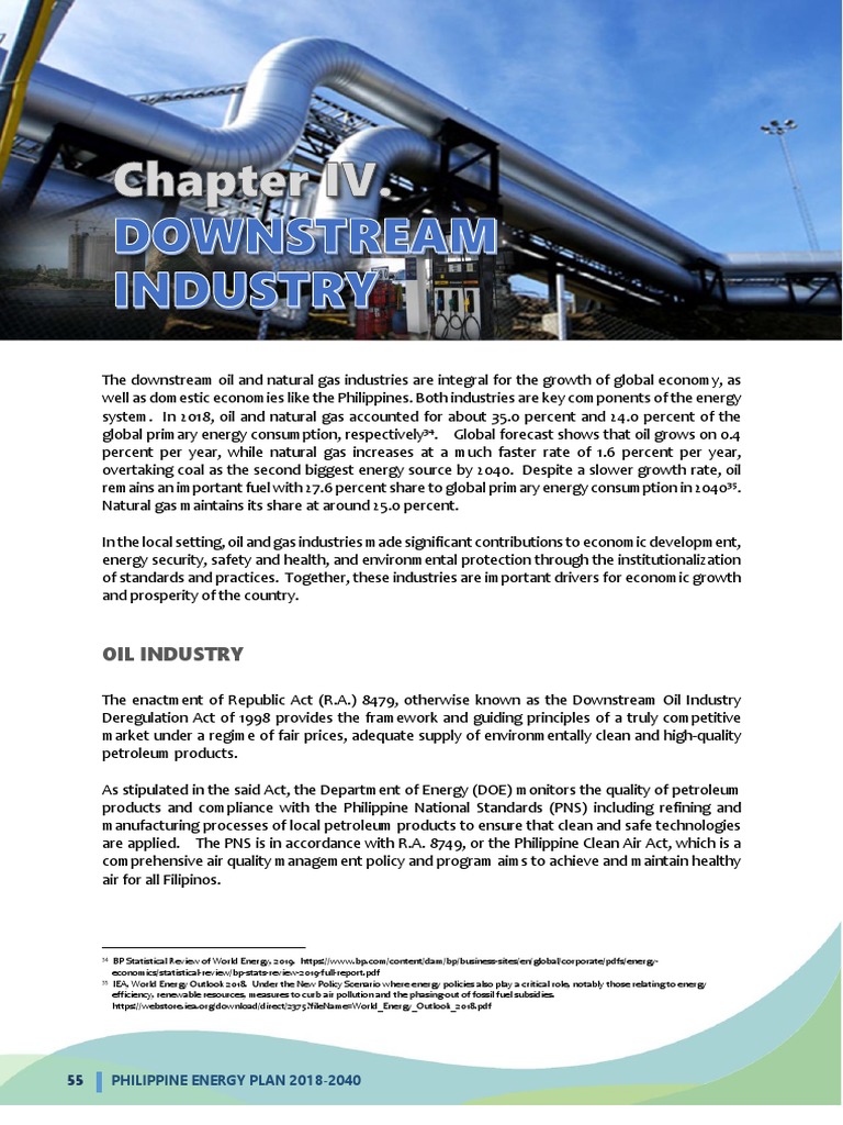 Pep 2018 2040 04 Downstream Industry | PDF | Diesel Fuel | Liquefied Natural Gas