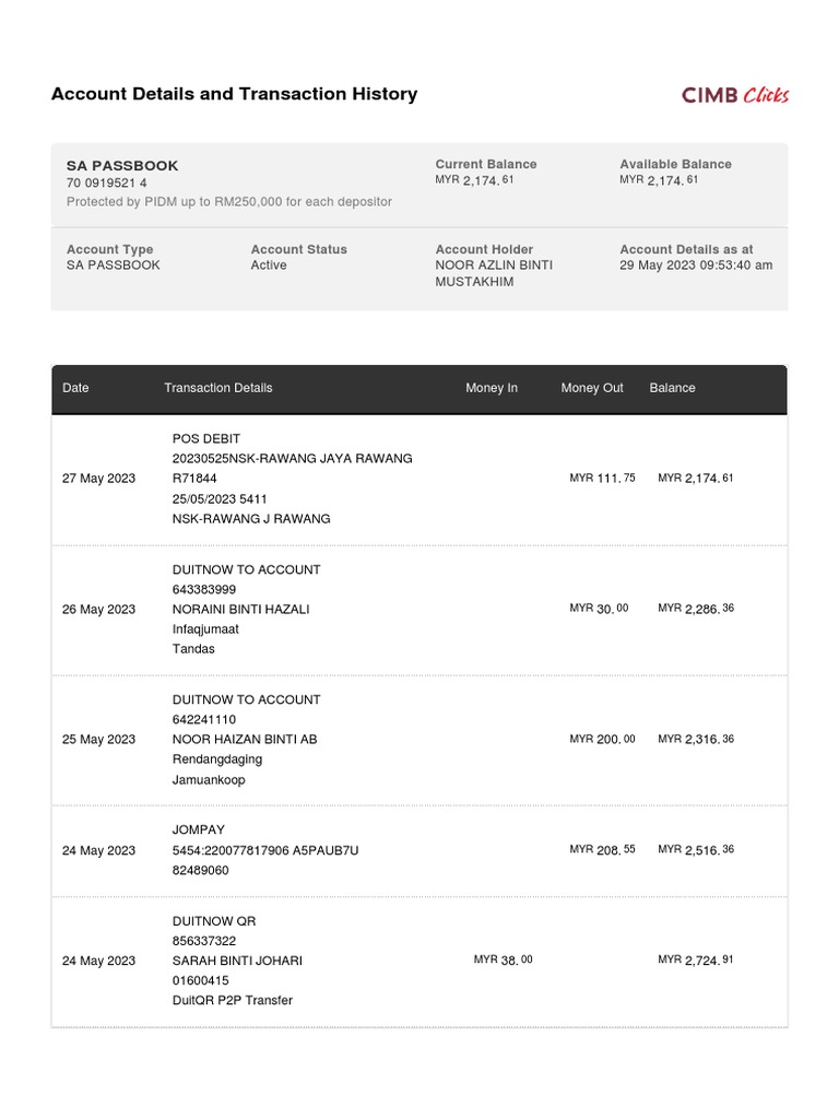 CIMBClicks | PDF | Debit Card | Finance & Money Management