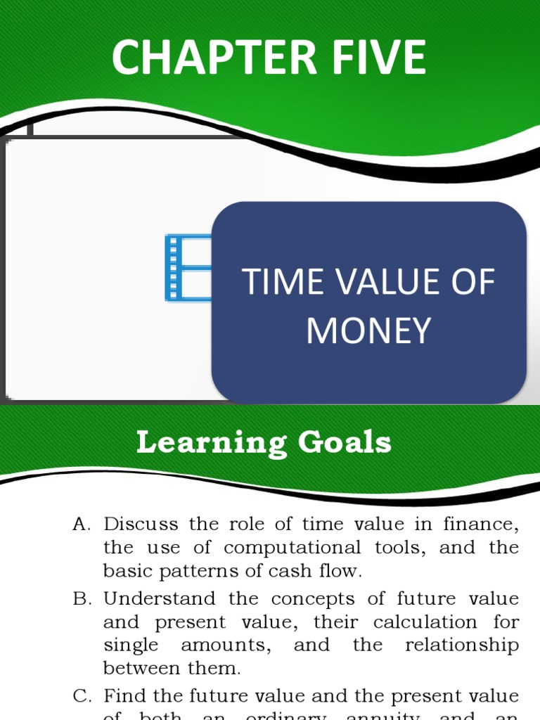 CH 5 Time Value of Money | PDF | Present Value | Interest