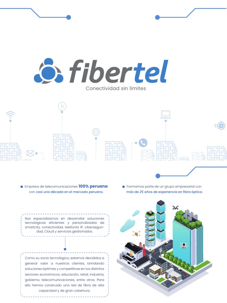 Soluciones de Conectividad Fibertel | PDF | Computación en la nube ...