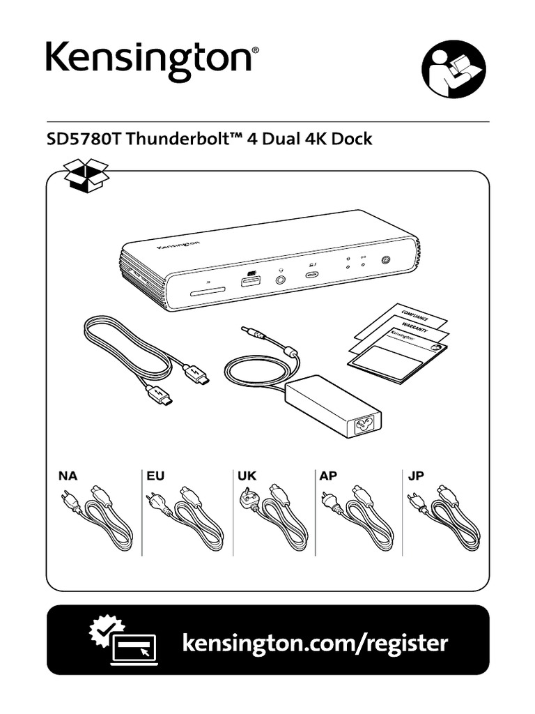Kensington SD5780T Thunderbolt 4 Dual 4K Dock | PDF | Usb | Consumer ...