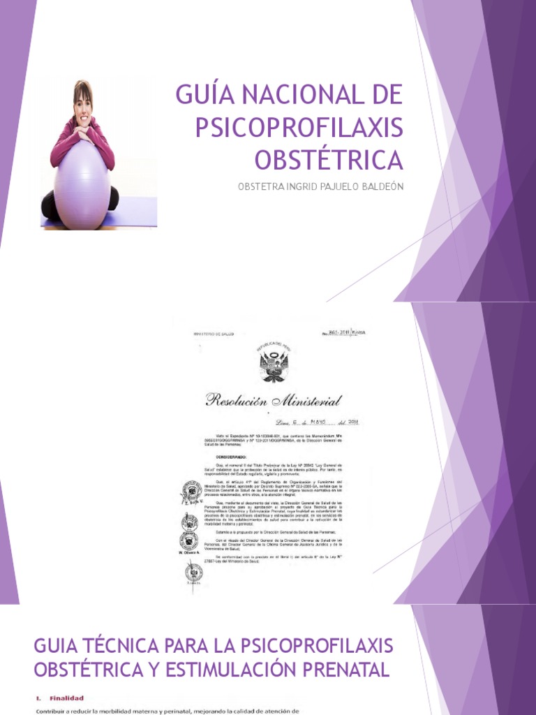 Guía Nacional de Psicoprofilaxis Obstétrica | PDF