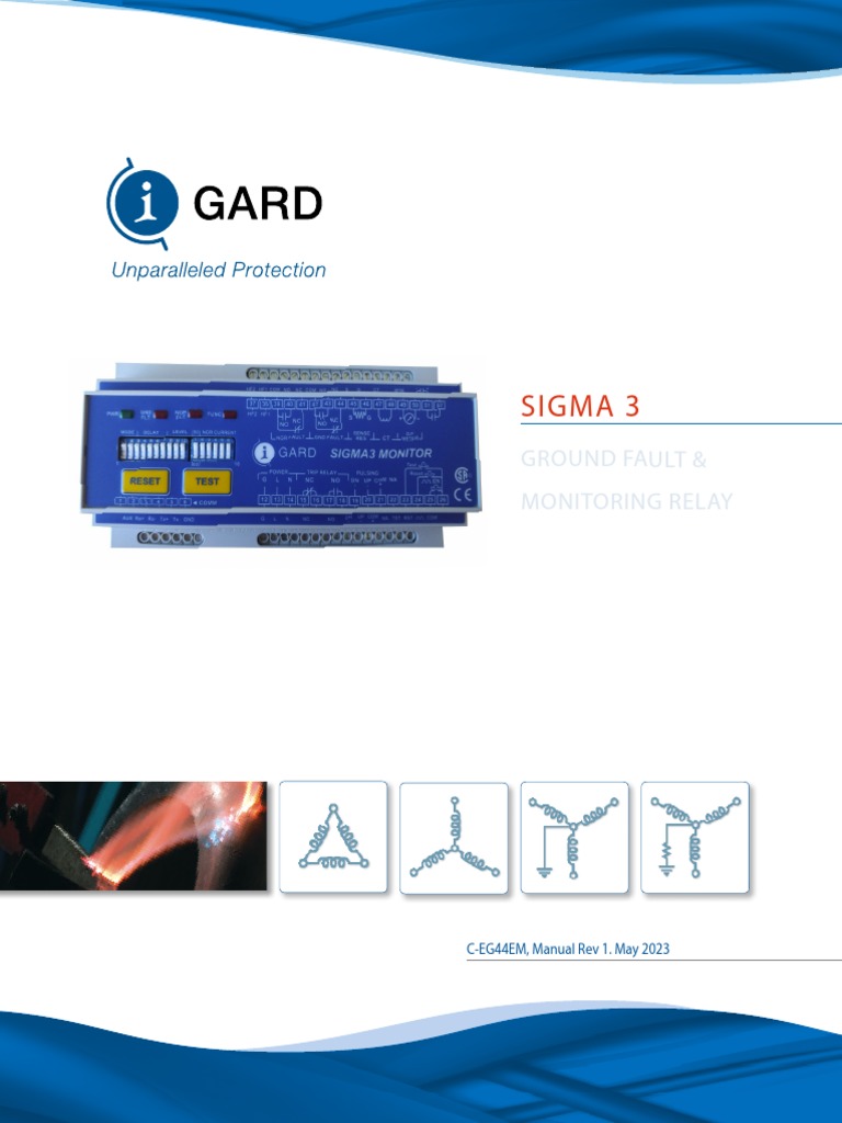 SIGMA 3 Ground Fault Relay Manual | PDF | Relay | Electrical Engineering