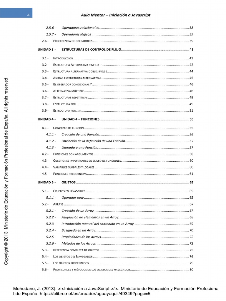 Manual de Javascript Ribes Alba, Purificación | PDF