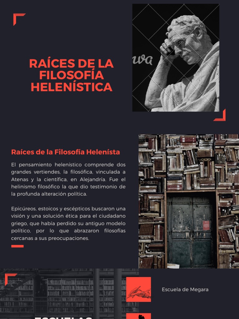 Raíces de la filosofía helenística | PDF | Filosofía helenística | Sócrates
