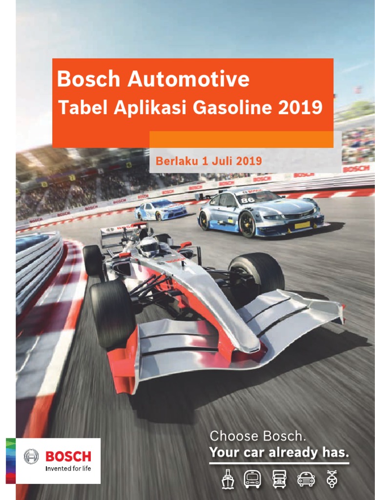 BOSCH Application Chart-Gasoline | PDF