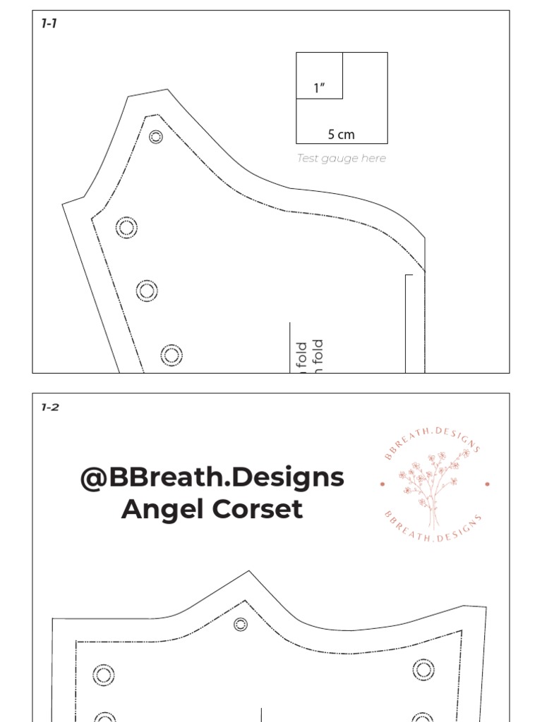BBreath - Designs Angel Corset Size A4 | PDF