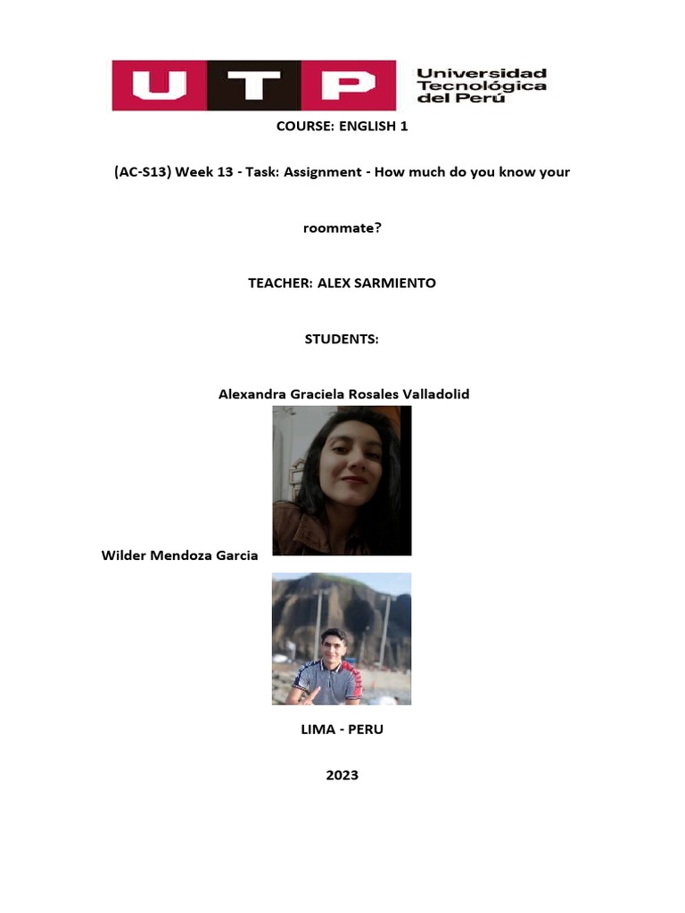Tarea Academica 3 | PDF Tarea Academica 3 | PDF