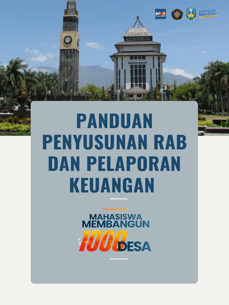 Panduan Keuangan Bantuan Anggaran MMD 2023 | PDF