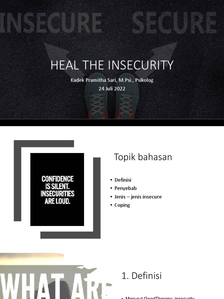 Heal The Insecurity PPT Lys | PDF