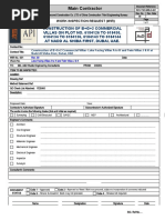Work Inspection Request Form (WIR) | PDF | Specification (Technical ...