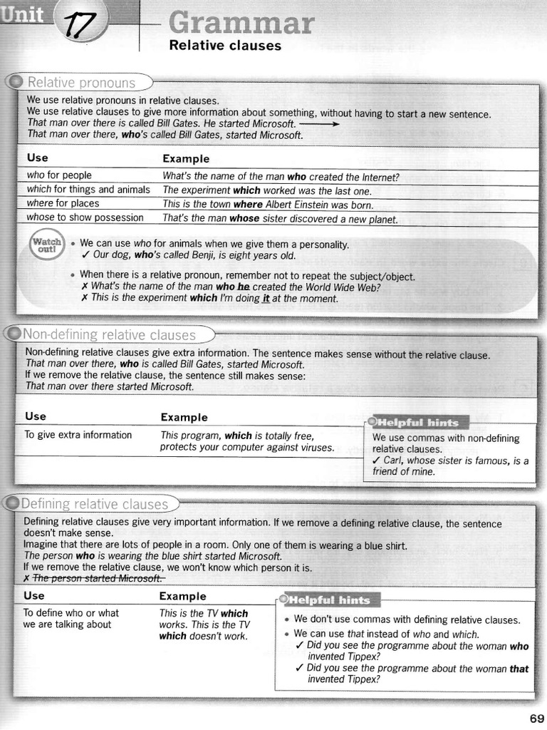 Relative Clauses | PDF