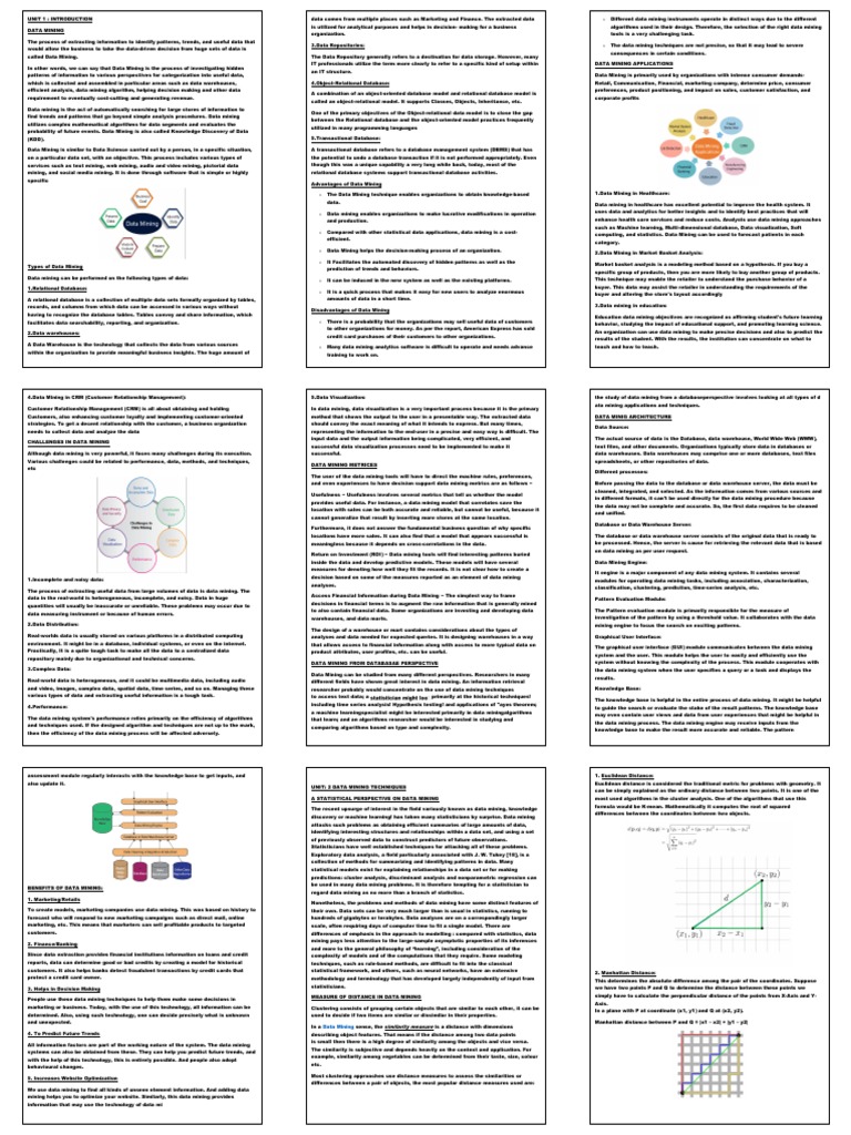 Data Mining 1 | Download Free PDF | Data Mining | Databases