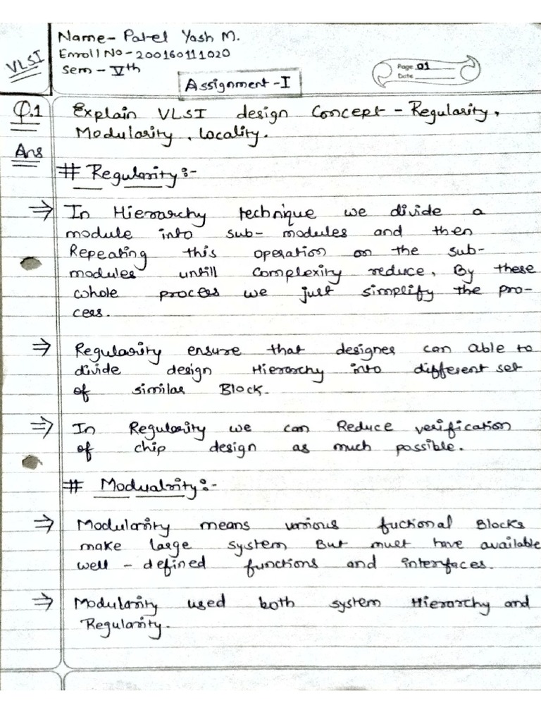 Vlsi Assignment | PDF
