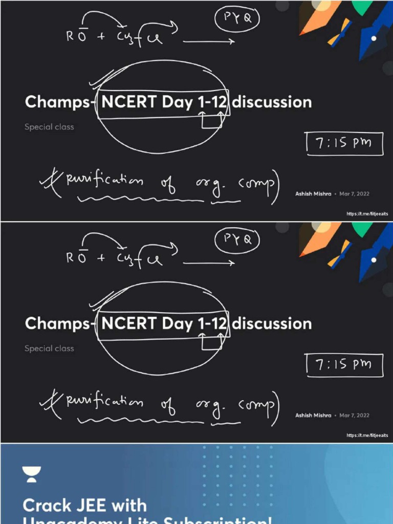Important Organic Points From NCERT (Ashish Mishra) 1 | PDF