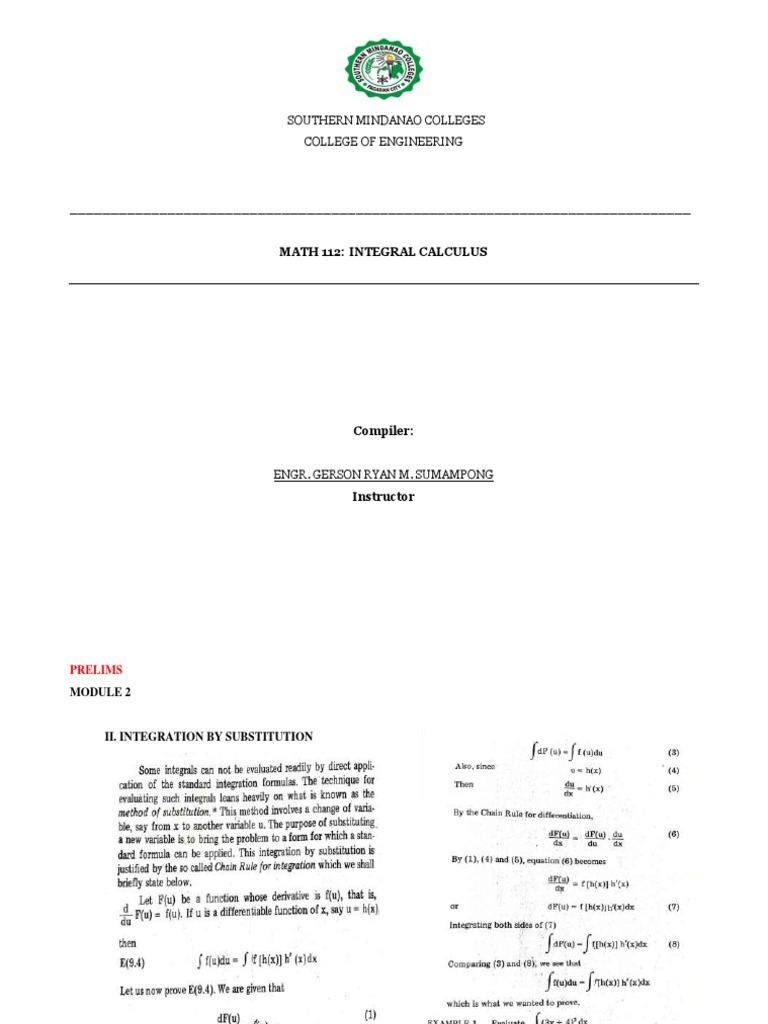 Math 112 Module 2 | PDF