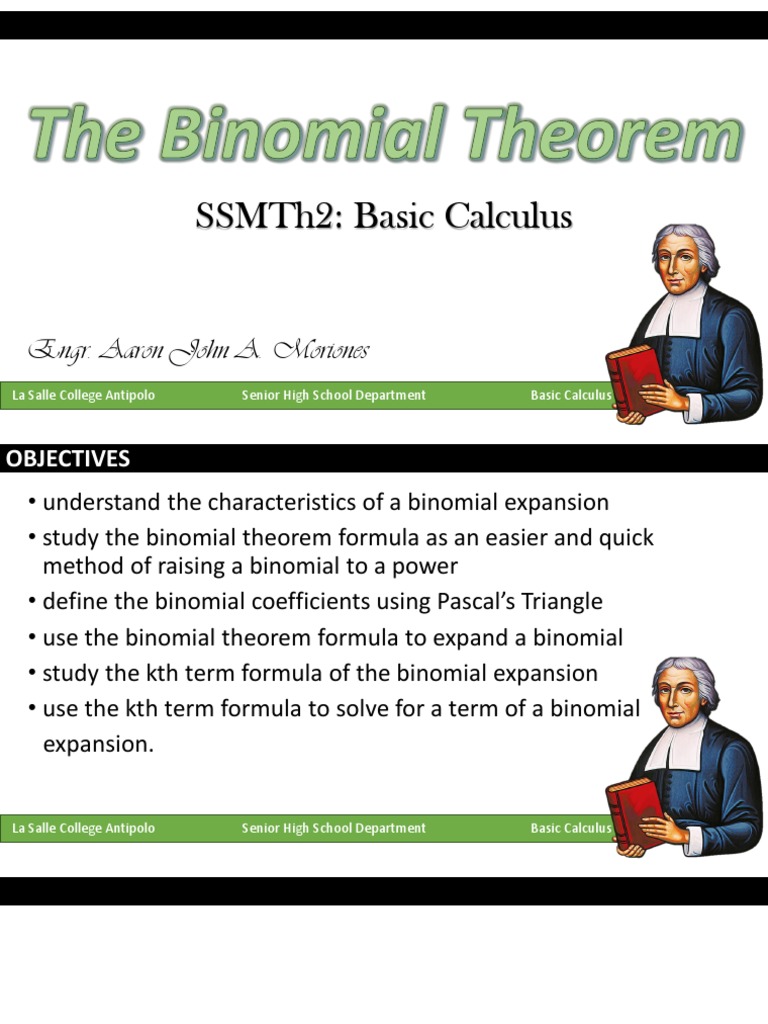 Binomial Theorem | PDF | Mathematical Analysis | Mathematical Concepts