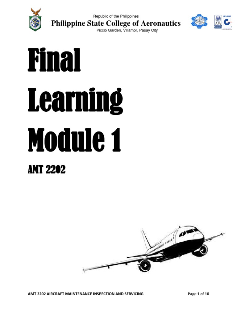 AMT 2202 Aircraft Maintenance Module | PDF | Landing Gear | Door