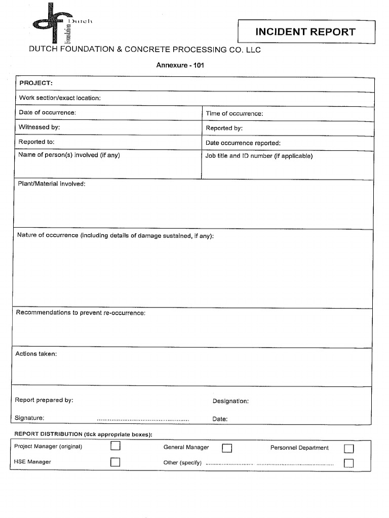 Safety Forms-New | PDF