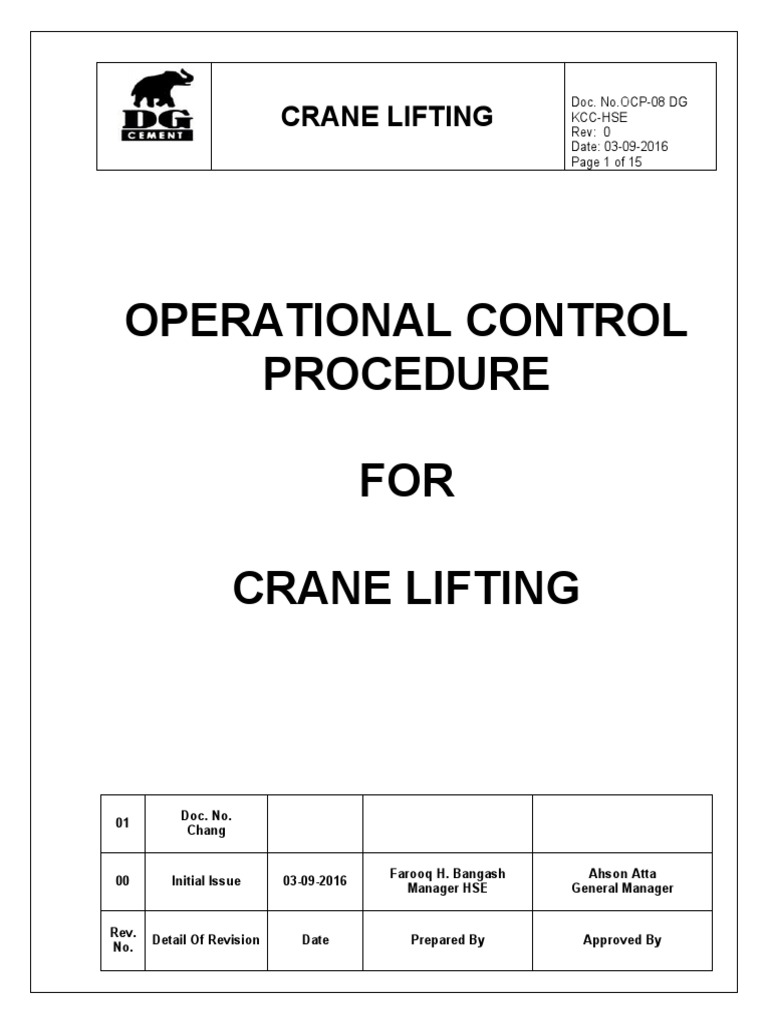 8 Ocp-8 Crane Lifting | PDF | Crane (Machine) | Elevator