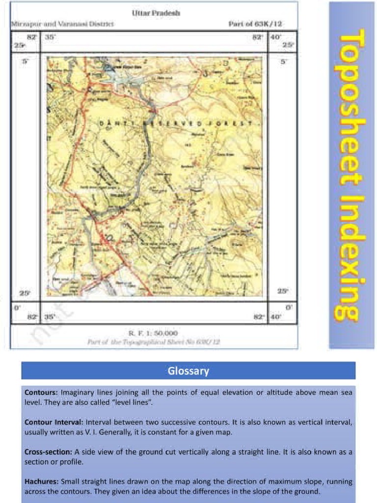 UNIT II - Toposheet Indexing | PDF