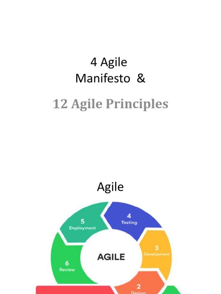 Agile Values And Principles Pdf Agile Software Development