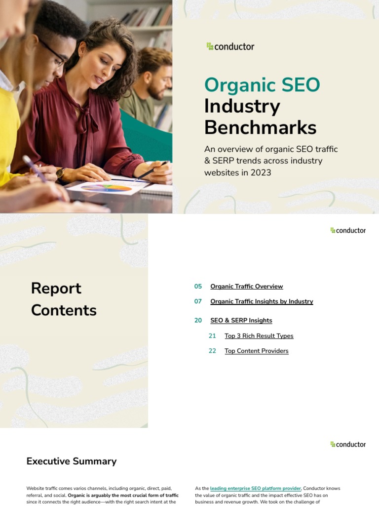 Organic SEO Industry Benchmarks Report 2023 | PDF | Search Engine ...