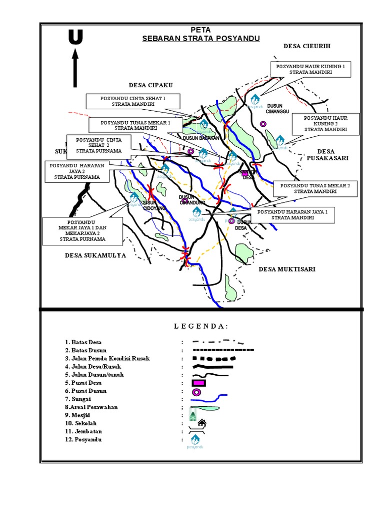 Peta Sebaran Posyandu | PDF