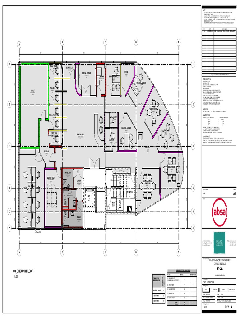 A22.22-0043 - Absa Providence Seychelles - Ar00 - Ground Floor - Rev A | Download Free PDF ...