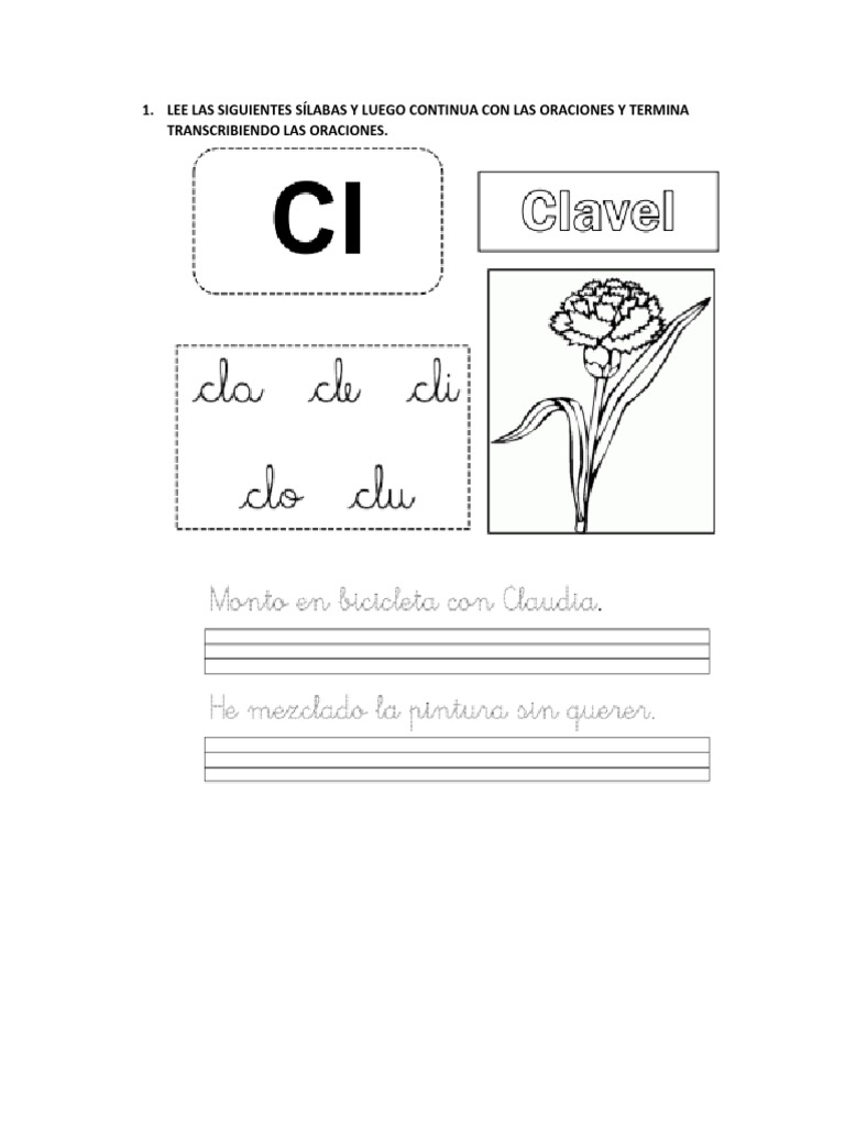 Lectoescritura CL | PDF