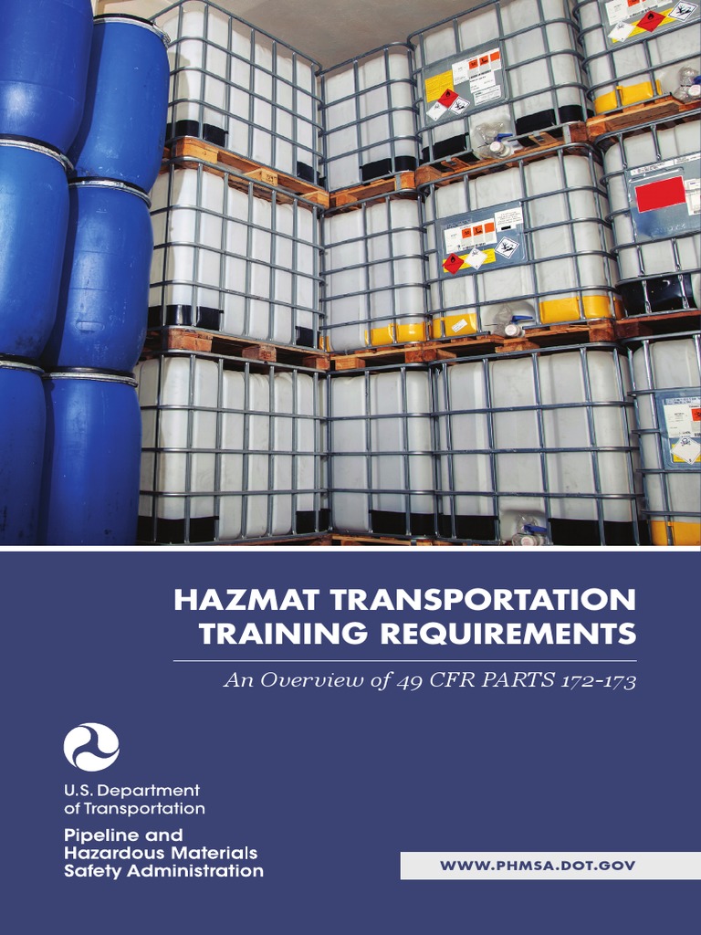 Hazmat Transportation Training Requirements | PDF | Dangerous Goods ...
