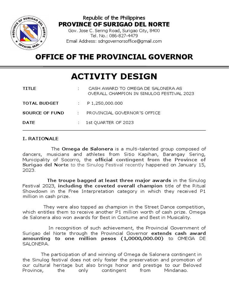 Activity Design | Download Free PDF | Government Finances | Economies