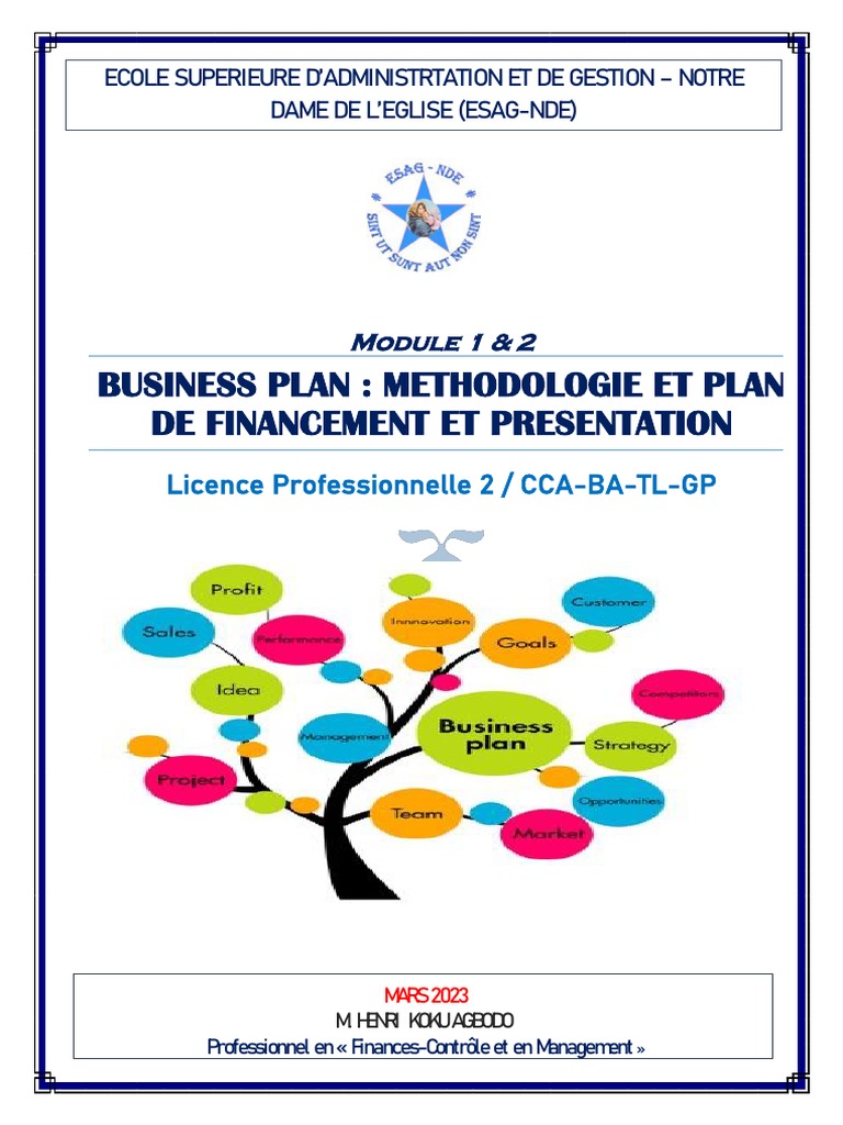 0yes COURS BUSINESS PLAN METHODOLOGIE 2023 | PDF | Plan d'affaires | Business