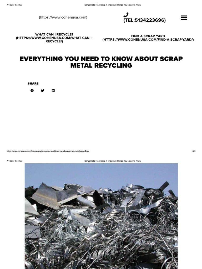 Scrap Recycling | PDF