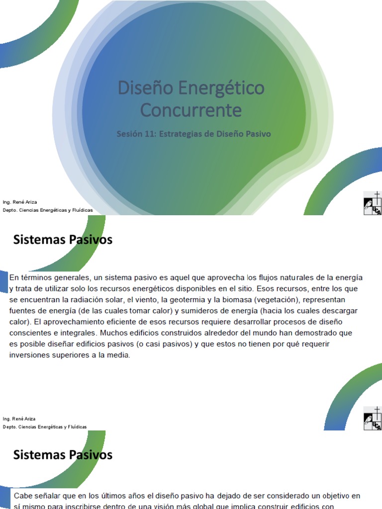 Diseño Energético Concurrente-Sesión 11 | PDF | Tecnología