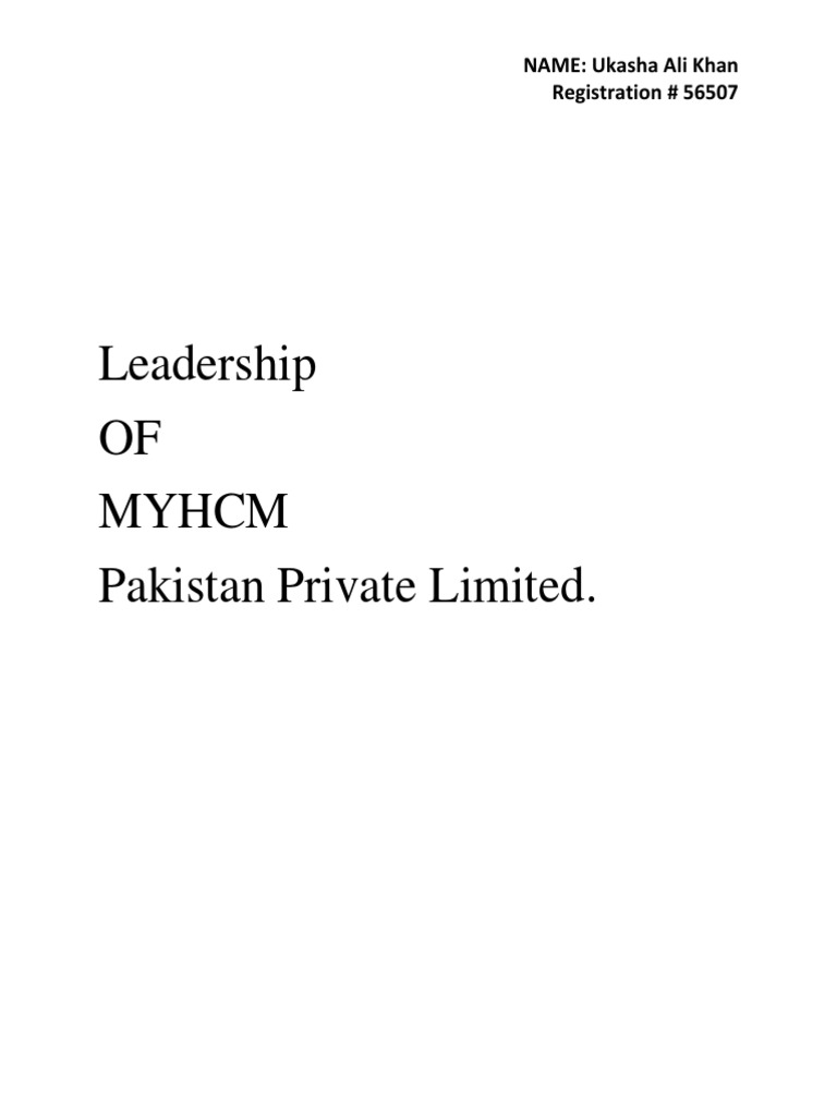 Leadership Assignment MRO | PDF | Human Resource Management | Business