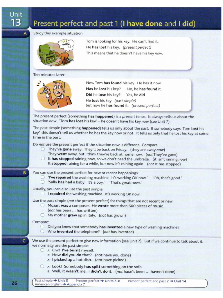 Present Perfect VS Past Simple | PDF